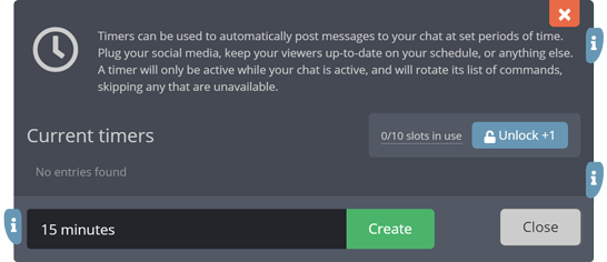 Automatically posting Twitch chat messages