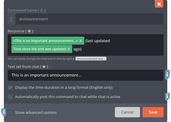 Custom Chat Commands for Your Twitch Chat Bot