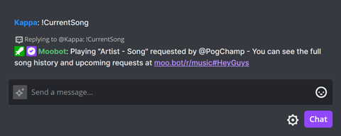 Song Requests, Music Through Your Twitch Chat Bot